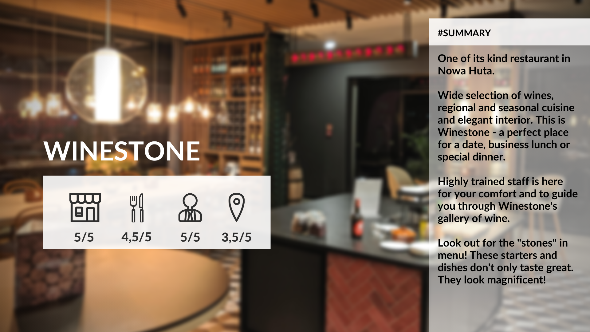 Winestone: Restauracja, której Nowej Hucie bardzo brakowało – Hip Huta